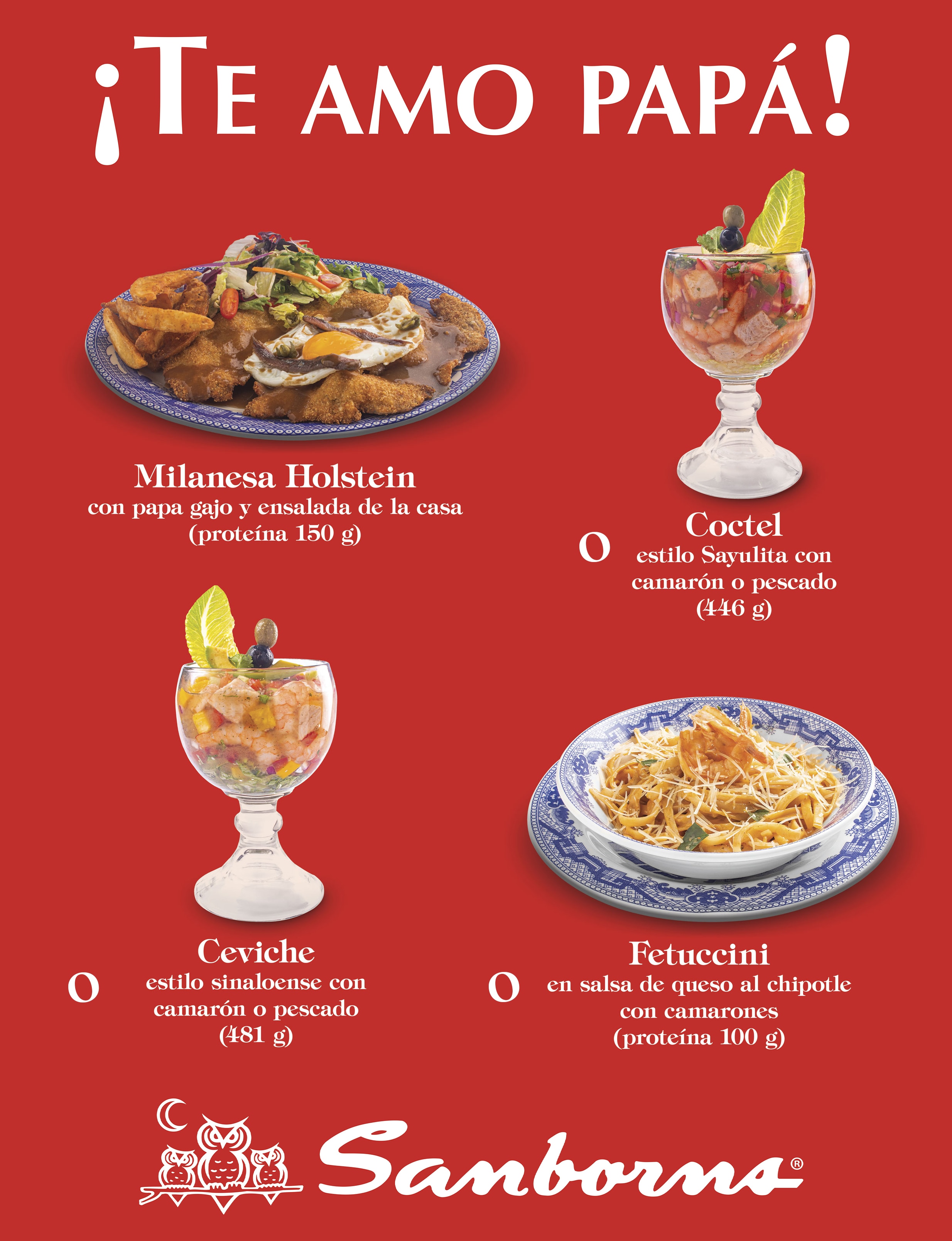 Menú Papás